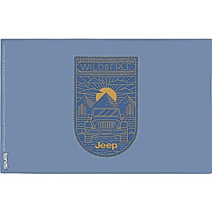Tervis 1351386 Jeep Brand - Wild and Free Insulated Tumbler with Wrap and Navy Blue Lid, 16oz, Clear