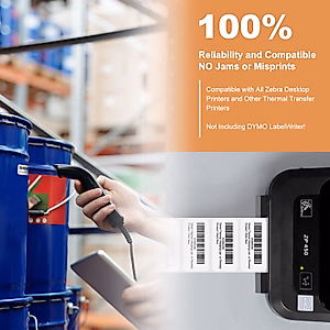 Tapsin 2" X 1” Direct Thermal Labels - Address Labels Compatible with Roll & Zebra Desktop Label Printers for Shipping Address Mailing Barcode Labels (1000 Labels/Roll, 1 Roll)