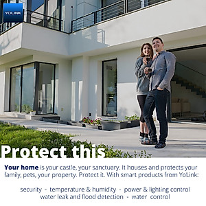 YoLink Hub - Central Controller Only for YoLink Devices, 1/4 Mile World's Longest Range Smart Hub LoRa Enabled Smart Home Automation Hub Smart Home Security Monitoring Gateway