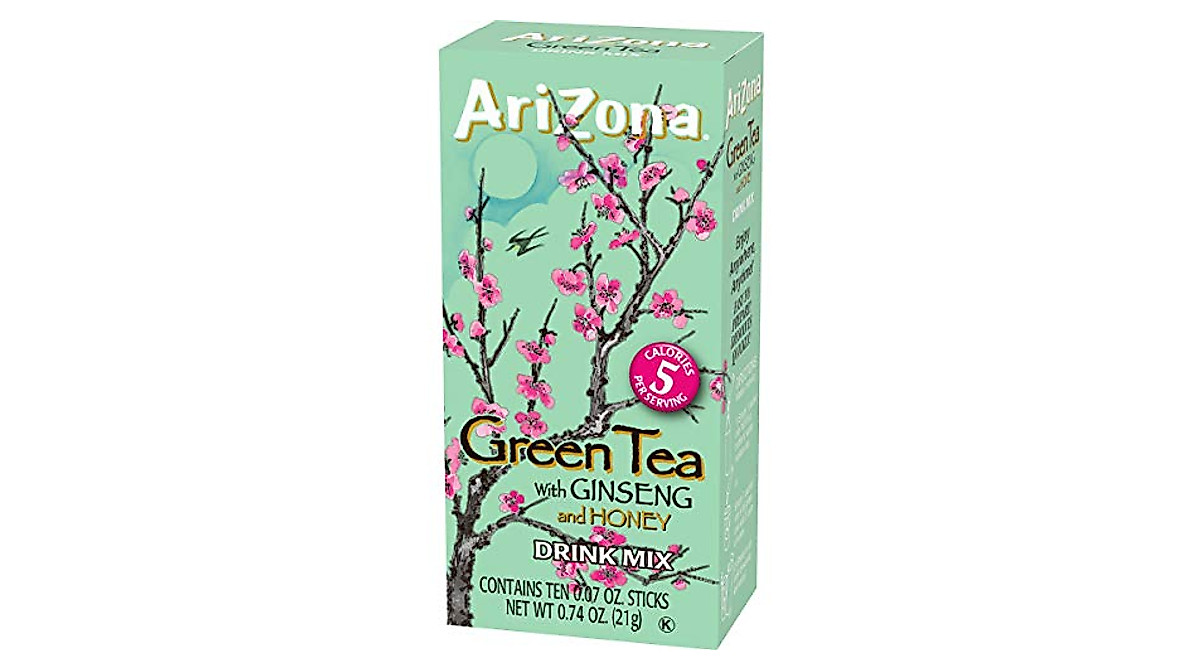 AriZona Green Tea Powdered Drink Mix with Ginseng & Honey | On-the-Go