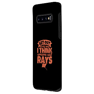 Galaxy S10 Ray for Stingray Lovers Sea Batoidea - Get out of my way Case