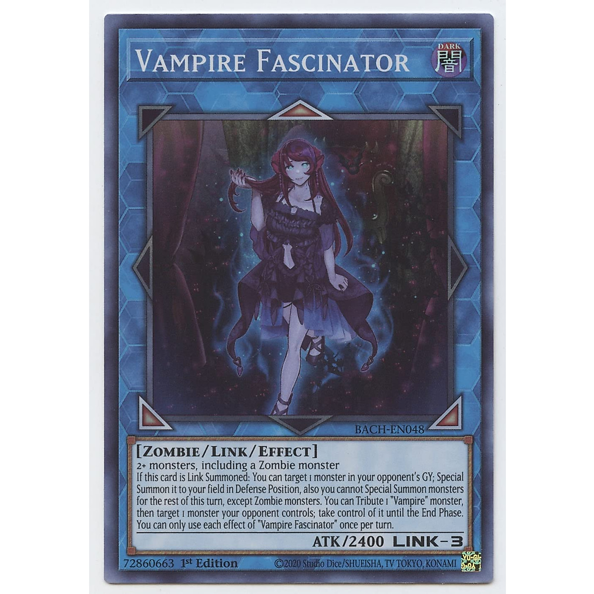 Vampire Fascinator - BACH-EN048 - Super Rare - 1st Edition