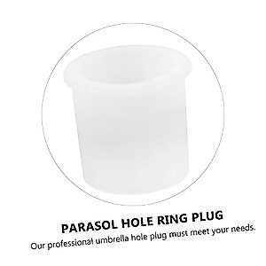 FONDOTIN Silicone Umbrella Hole Plug Outdoor Accessories Outdoor Umbrellas Patio Umbrella Base Table Umbrella Holder Umbrella Hole Reducer Ring Parasol Hole Ring Table Umbrella Hole Plug