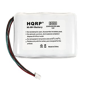 HQRP 2200mAh Battery Compatible with Logitech Squeezebox X-R0001, 930-000097, 930-000101, 930-000129, 830-000080, 830-000070 Radio