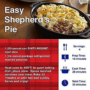 DINTY MOORE Beef Stew With Potatoes & Carrots, 20 Oz Can