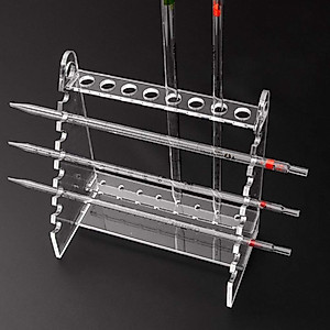 Pipette Support, Pipette Bracket Organic Glass Pipettor Stand Pipette Rack Pipette Holder for Lab