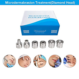 Diamond Dermabrasion Head Microdermabrasion Exfoliator Home Facial Dermabrasion Tool Dermabrasion Replacements 6 Tips