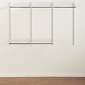 OROXCO 3-6ft Steel Expandable Closet Kit Organization Storage Solution, White