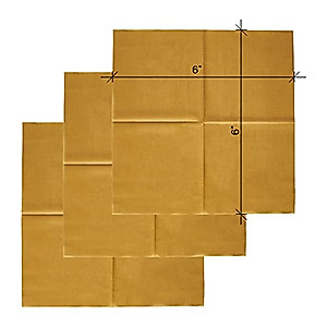 Less. Reusable Beeswax Food Wraps 3 Pack Size Small, Compostable Alternative to Plastic Wrap, Classic Paper Brown Wrap