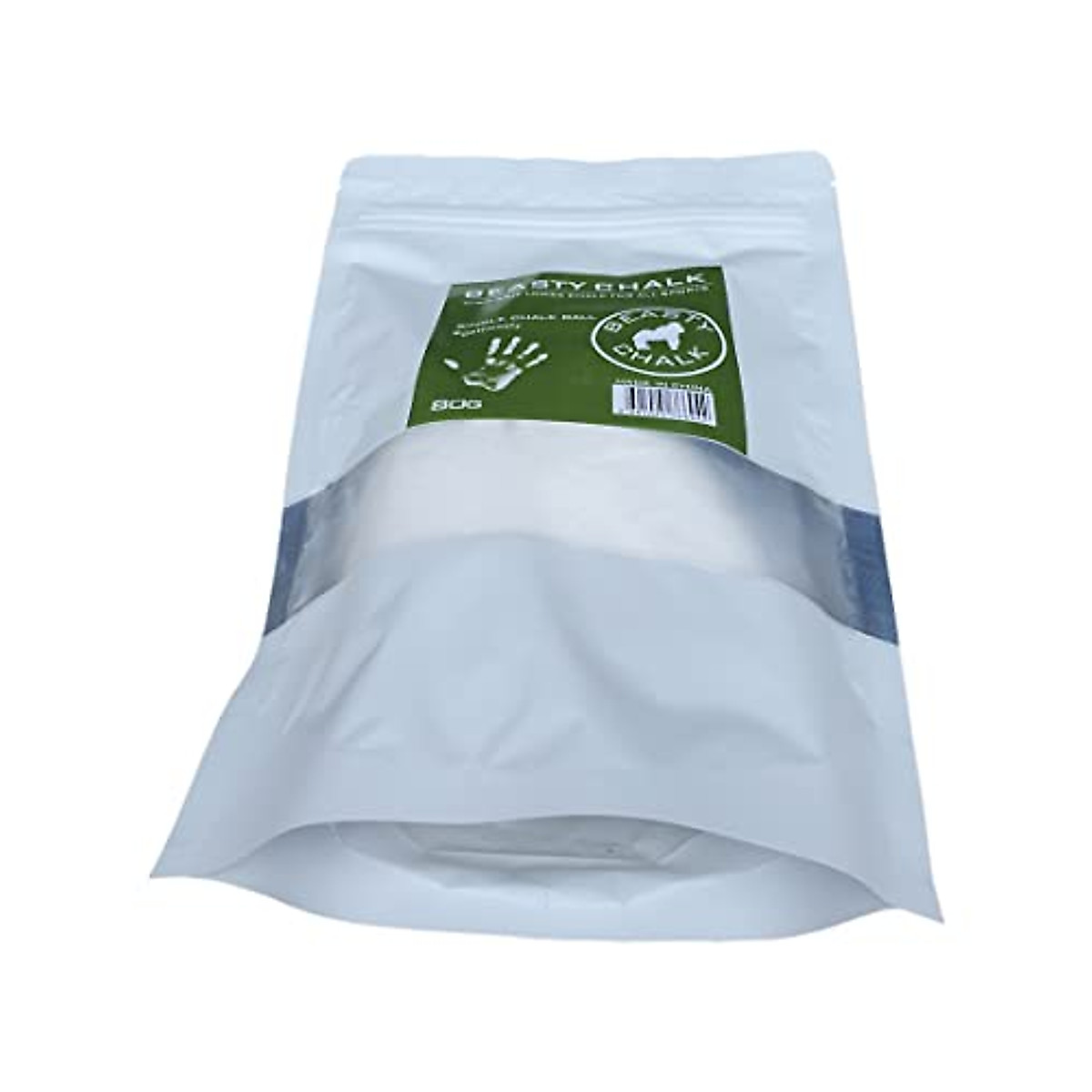 Beasty Chalk - Chalk Ball, 80 gram - Premium Gym Chalk in Refillable Sock - Non Toxic - Great for Climbing, Gymnastics, Weightlifting, Crossfit, Pool, Training