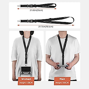 HeiyRC Mini 3 Pro Lanyard,For DJI RC Neck Strap Adjustable Shoulder Tape Band Soft,Compatible with DJI Mini 3/Mini 3 Pro Accessories
