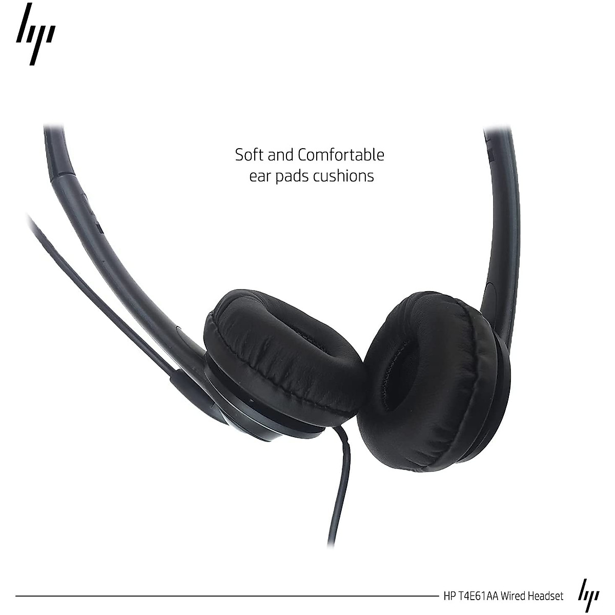 HP 3.5mm Stereo Wired Business Headset, Customer Service Headset with Microphone for Laptop/Desktop/PC/MAC
