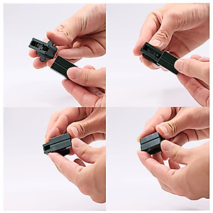 Aniai 25 Pack Vampire Plugs, Female Plug End Replacement, Electric Plugs, Extension Cord Replacement Ends for Garden Decor Lights, Extension Wire