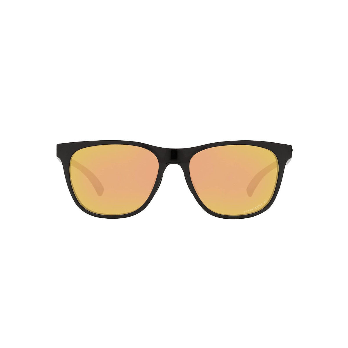 Oakley Women's OO9473 Leadline Square Sunglasses, Polished Black/Prizm Rose Gold Polarized, 56 mm