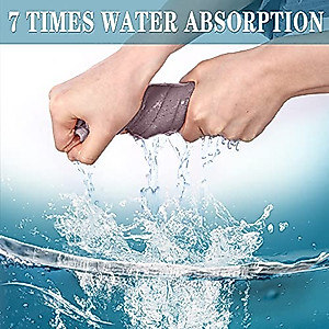 UMANI Towels Kitchen Cloths, Fine Fiber Fleece Super Soft and Absorbent Dish Towels, Extra Thick Cleaning Towels and Hand Towels with Hanging Loop, 12 x 16 Inch, 5 Pack (Purple)