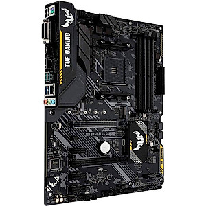 ASUS TUF B450-Plus Gaming Motherboard (ATX) AMD Ryzen 2 AM4 DDR4 HDMI DVI M.2