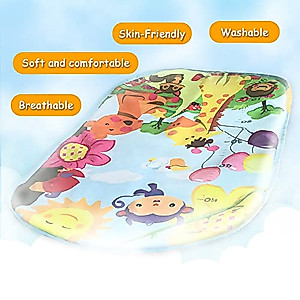 I IOTSES Baby Gym Play Mat Activity Center, Kick and Play Piano Gym Mat with Music and Lights, Gifts for Baby Newborn Toddler Infants Boys Girls