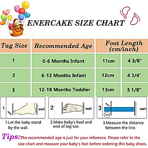 ENERCAKE Baby Girl Shoes Soft Sole Floral Newborn Infant Mary Jane Flats Princess Wedding Dress Shoes(6-12 Months Infant, A-Beige)