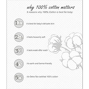 Bacati Elephants Unisex Fabric Storage Toy Chest to Keep Your Childs Room Organized, Grey