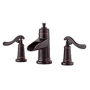 Pfister LG49YP1Y Ashfield 2-Handle 8" Widespread Bathroom Faucet in Tuscan Bronze, Water-Efficient Model