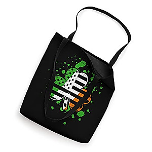 St. Patrick`s Day Irish American Flag Cloverleaf Shamrock Tote Bag