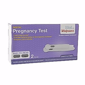 Walgreens Digital Pregnancy Test, 2 ea