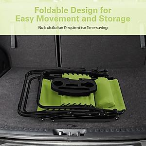 Goplus Zero Gravity Lounge Chairs, 160°Adjustable Folding Recliner w/Pillow and Cup Holder, 350LBS Comfy Outdoor Lounge Chairs for Patio, Lawn, Yard & Camp(1, Green)