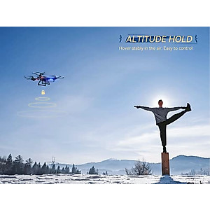 UranHub Drone with Camera for Adults HD 2K Live Video Drone for Beginners and Kids w/Gesture Control, Voice Control, Altitude Hold, Headless Mode, 2 Batteries, Compatible with VR Glasses