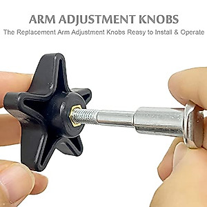 Arm Adjustment Knobs for Rollators Walker Replacement Parts, Set of 2