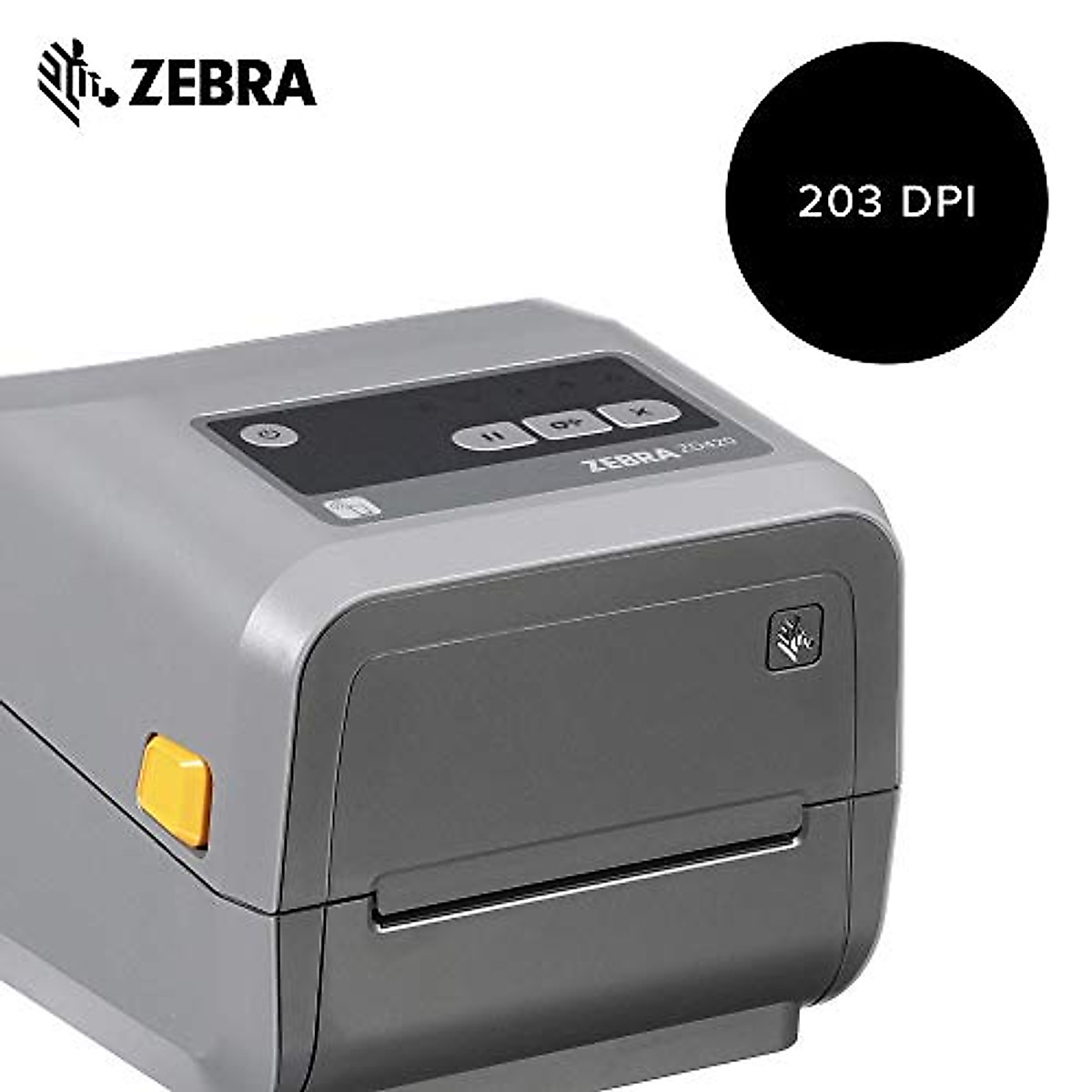 Zebra - ZD420c-Ribbon-Cartridge Desktop Printer for Labels and Barcodes - Print Width 4 in - 203 dpi - Interface: Wifi, Bluetooth, USB - ZD42042-C01W01EZ (Renewed)