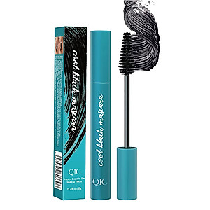 Volume and Length Thrive Black Mascara 4D Volumizing Thick Curling Mascara Waterproof, No Smudging, No Clumping, No Flaking, Thick & Black, Best Mascara for Women 0.28 OZ/ 8g
