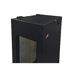 6U Wall Mount Rack Network Cabinet Enclosure - Vertical Server Equipment, Durable Mini Design, Efficient Cooling, Secure Lock, Easy Installation, Steel Construction
