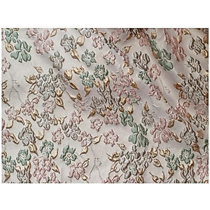 XMTXZYM 2 Meter Yarn Dyed Jacquard Fabric Home Decoration Sewing Materials