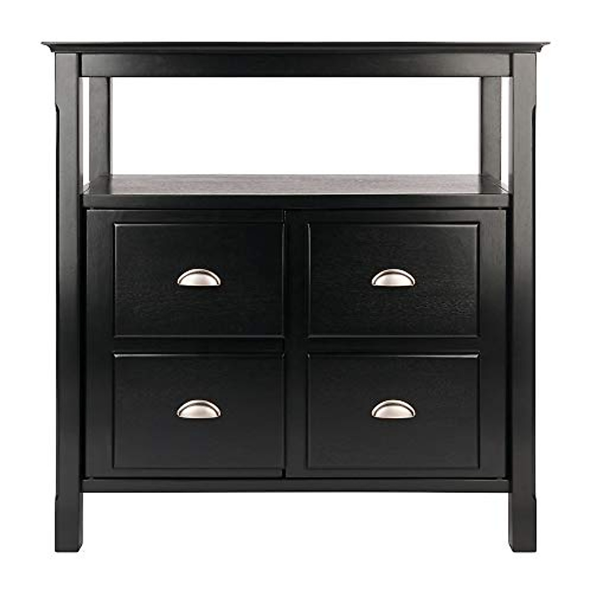 Winsome Wood Timber Buffet, Black