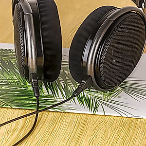 okcsc MMCX Cable Adapter Work for MMCX Cable Connected to Sennheiser HD414 HD650 HD600 HD580 HD565 HD545 HD535 HD525 HD265 HD25 Headset Connector Black