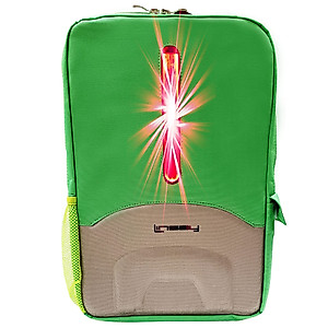 LINSAY 7" 2GB RAM 32GB Storage Android 12 Tablet with Green Kids Defender Case, LED Backpack, Pop Holder and Pen Stylus