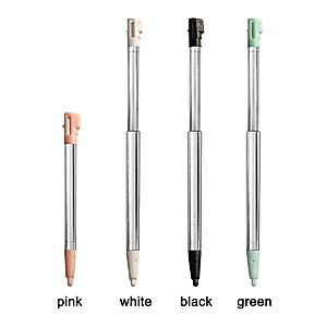 DSi Stylus Pen, Metal Retractable Replacement Stylus Compatible with Nintendo DSi, 4in1 Combo Touch Styli Pen Set Multi Color for NDSi