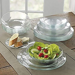 Duralex Lys Plates with a Polishing Cloth