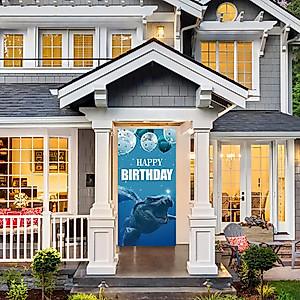 Mosasaurus Dinosaur Banner Backdrop Photo Booth Props Realistic Reptilia Animal Water Dino UnderSea Monster Theme Decor for Safari Wild One 1st Birthday Party Baby Shower Favors Supplies Decorations