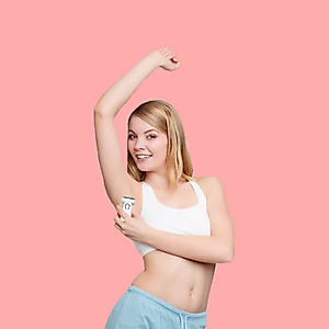 Electric Razor for Women, Hair Trimmer for Underarms Nose Eyebrows and Legs, Painless 4 in 1 Bikini Pop-Up Trimmer Rechargeable with Detachable Head, Wet and Dry Cordless Hair Clipper