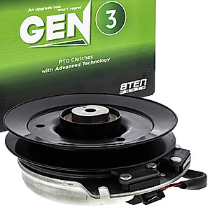 8TEN Electric PTO Clutch for Exmark Toro Warner Vantage 116-3553 5218-280 48 52 inch Decks Stand-on Mower
