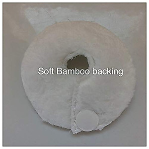 Cutie Button Pads 5 Pack Gtube Pads Flowers Bamboo Organic Extra Soft Backing