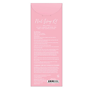 Studio Oh! Mani Nail Wrap Kit - 22 Nail Wraps & Stickers in Various Designs & Colors with Application Tools - Easy to Apply - Lasts up to a Month Without Chipping or Peeling - Bella Flora