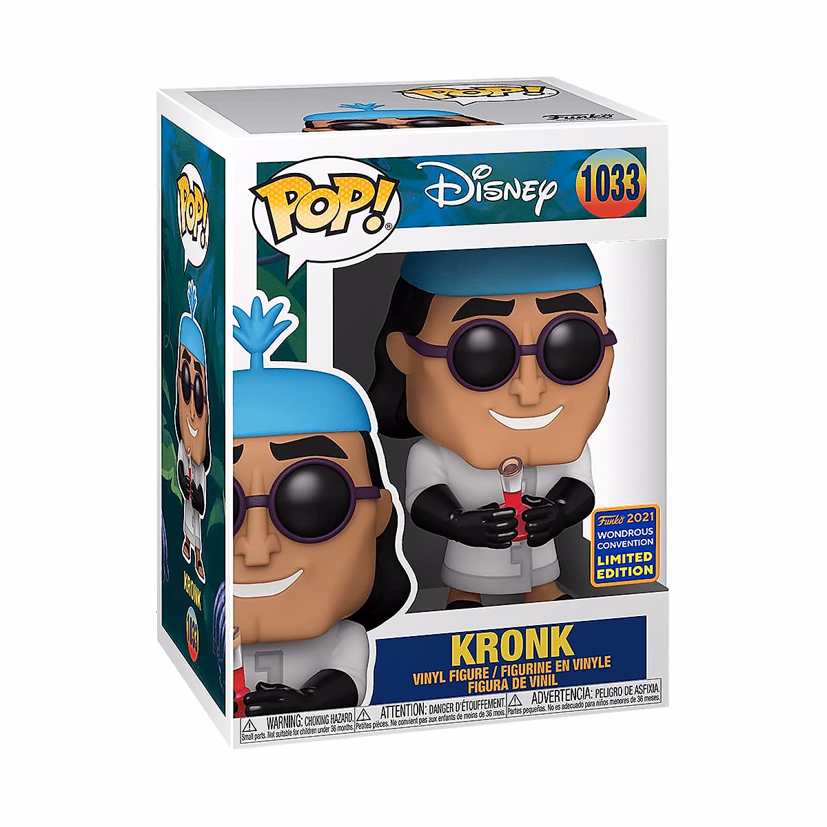 OP! Disney: The Emperor’s New Groove – Kronk Vinyl Figure – Wondercon, Wondrous Convention 2021 Shared Exclusive