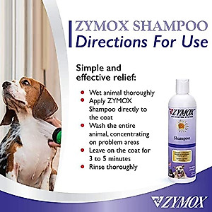 ZYMOX Shampoo for Dogs and Cats, 12oz