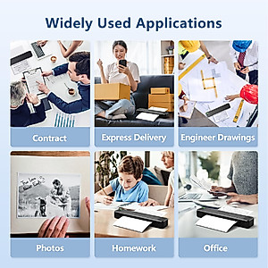 A4 Printer Paper, Multipurpose Copy Paper for Laser Printer, Inkjet Printer, Itari Copy Paper for Printer, Compatible with Phomemo P831 HPRT MT800 Thermal Transfer Printer, 200 Sheets, Glossy, White