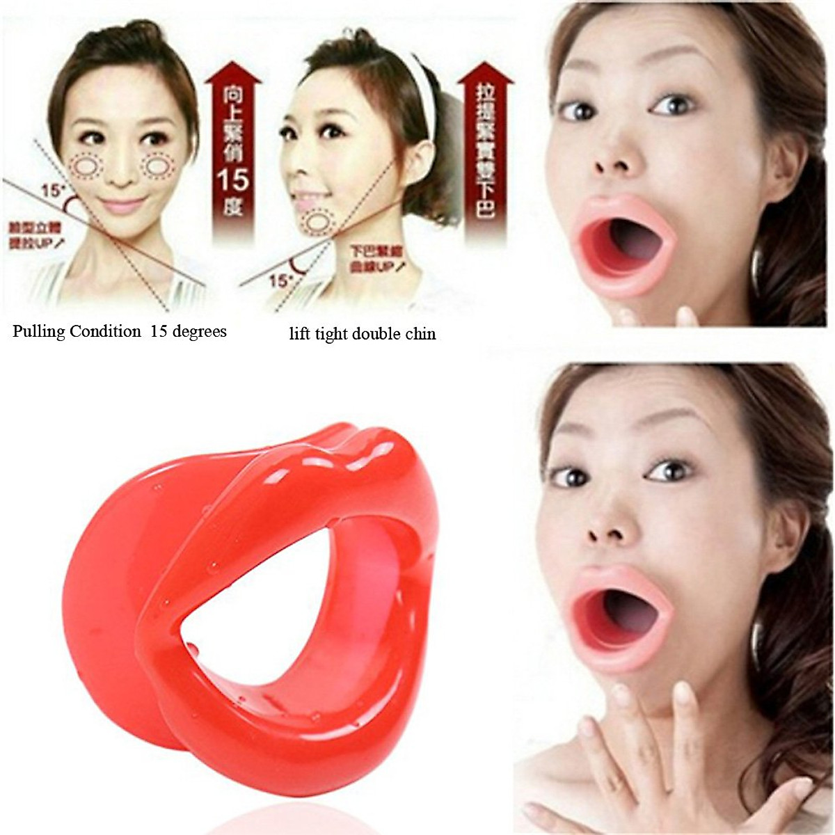Gnker Face Slim Exerciser Muscle Lips Trainer Tightener Face-lift Slimmer