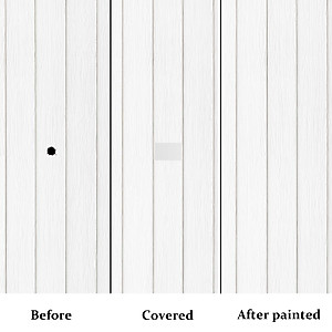 20 Pieces Vinyl Siding Repair Kit Self-Adhesive PVC Vinyl Tape for Vinyl Siding Fence Covering Cracks Holes Blemishes Tools