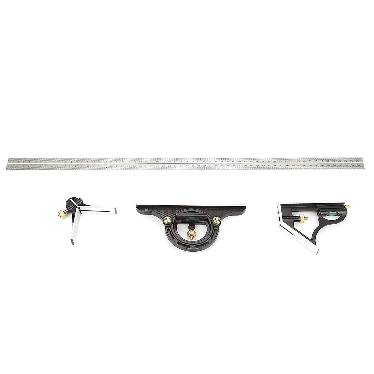 Combination Square Combination Square T Square 600mm Metal Adjustable Combination Square Right Angle Ruler Engineer Measuring Tool with Square Head