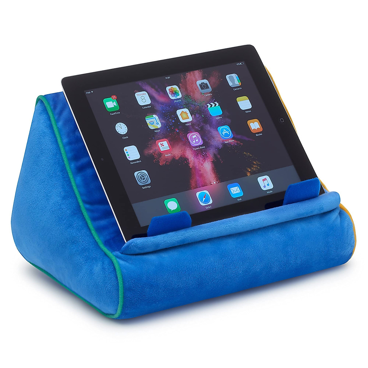 Gifts for Readers & Writers Book Couch iPad Stand | Cushioned Tablet Stand & Book Holder| Reading Pillow for Bed Time | Tablet Lap Rest Cushion | A Fun Gift for Book Lovers